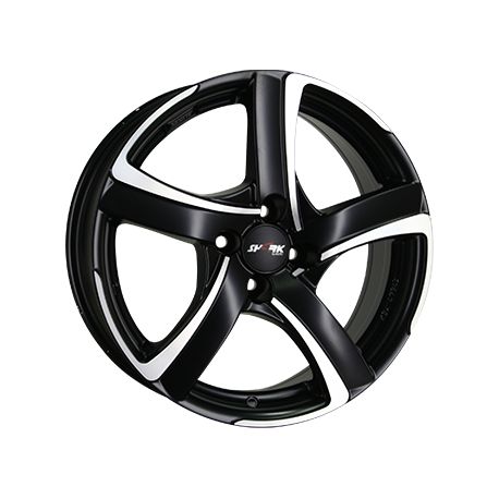 Jante aliaj 4X100 ALUTEC SHARK BLACK ET38 4/100 63.30 R15 - Anvelope ...